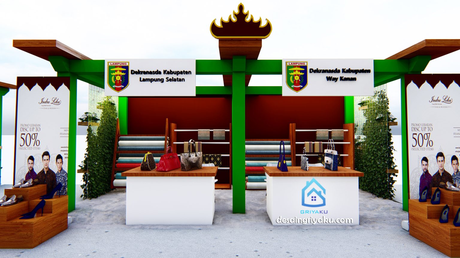 Portofolio Desain Booth karya Desain Griyaku Studio