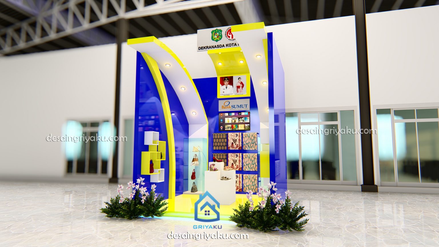 Portofolio Desain Booth karya Desain Griyaku Studio