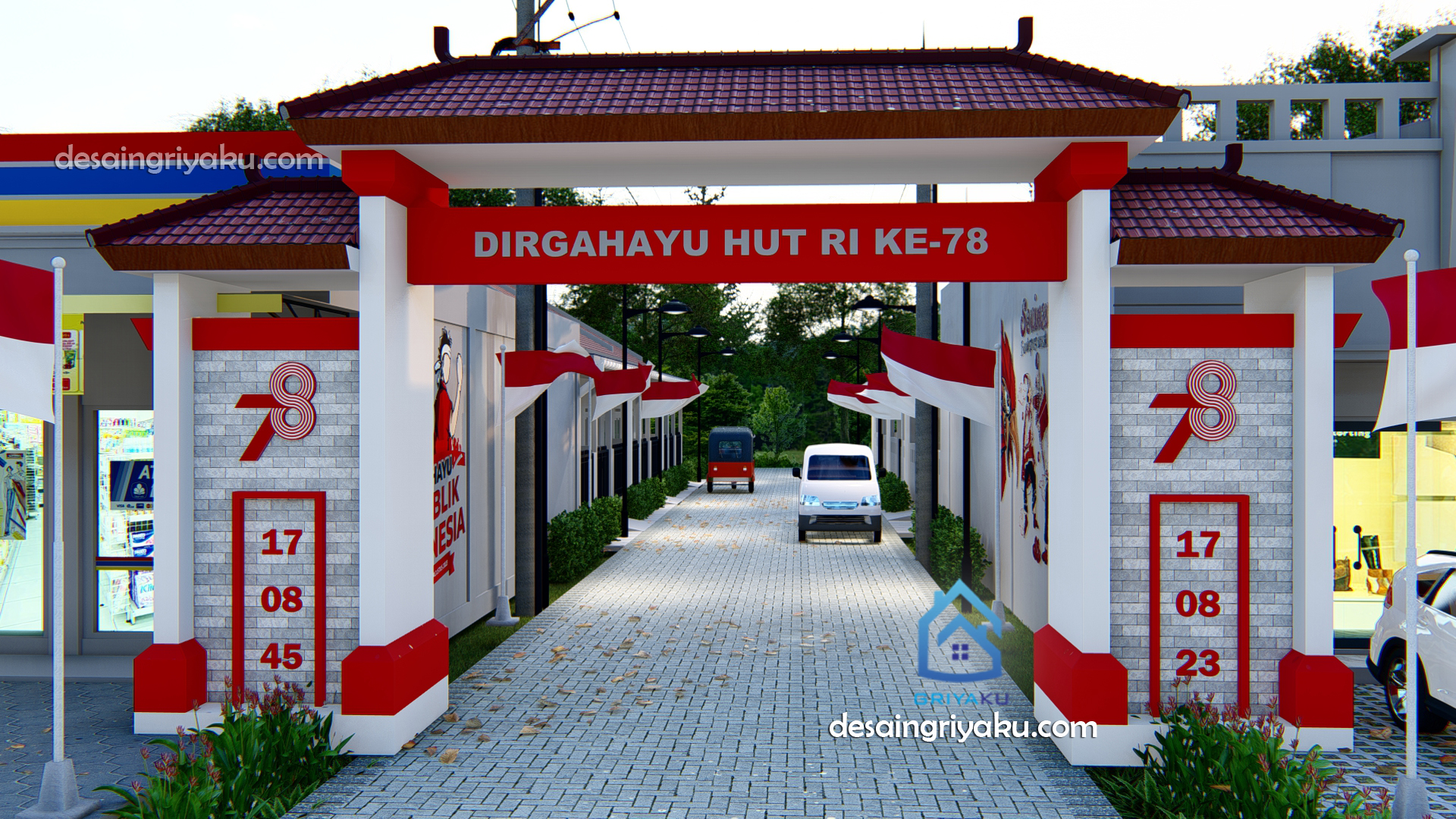 Jasa Desain Rumah | 10 Ide Desain Gapura Kampung