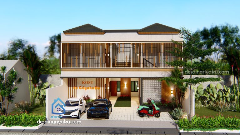 Jasa Desain Rumah | Ide Desain Rumah Kos 2 lantai