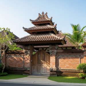 Jasa Desain Rumah | Desain Gerbang Khas Jawa