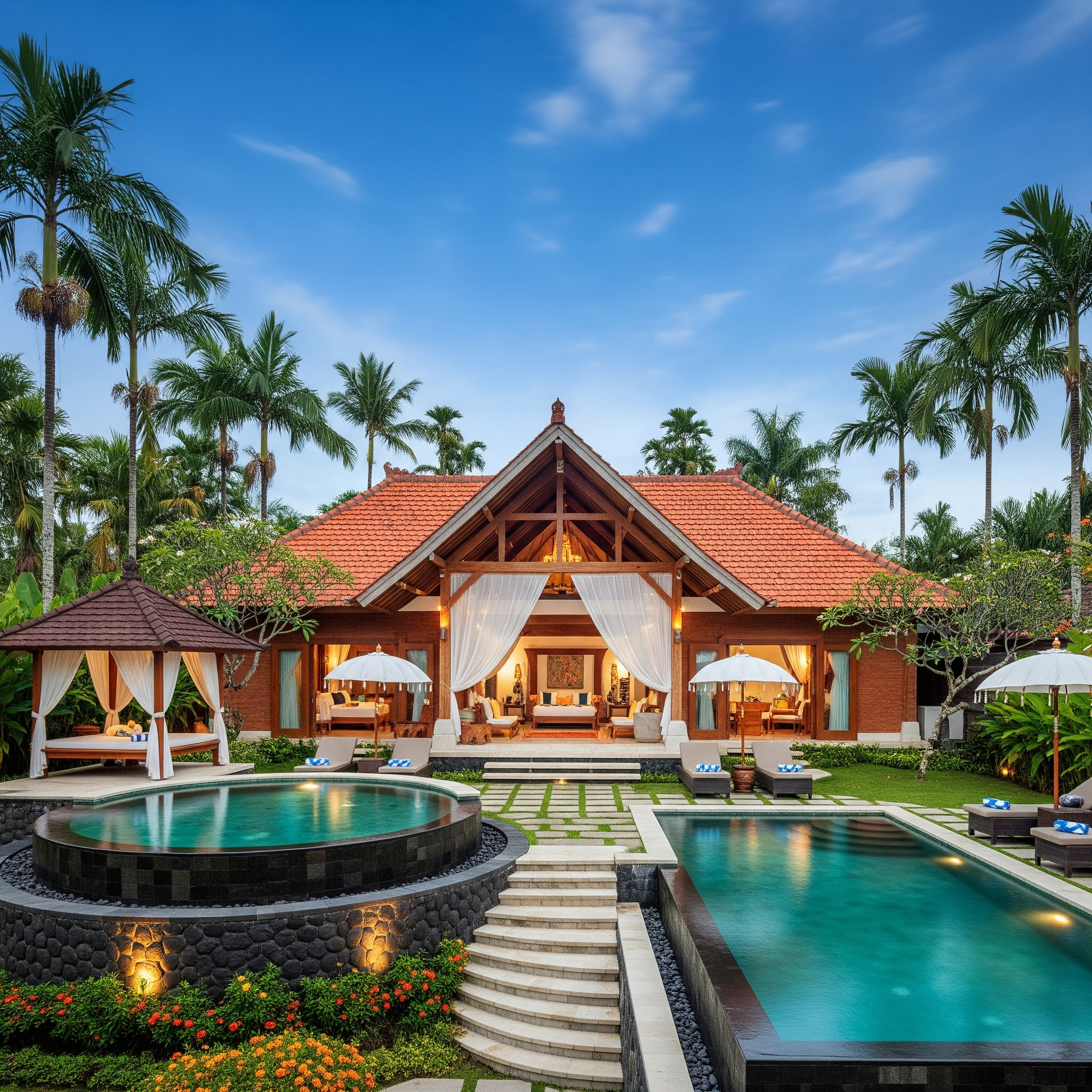 Jasa Desain Rumah | Elemen Villa Joglo modern